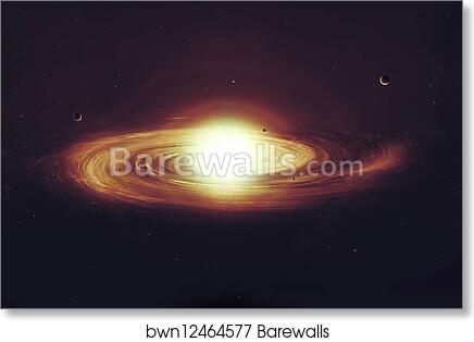 Implosion of a Sun with visible solar system and planets by Tomasz ...