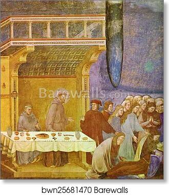 The Death of Knight of Celano by Giotto, Art Print | Barewalls Posters ...