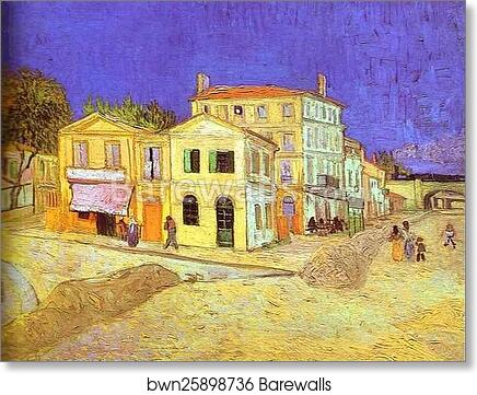 Vincent's House in Arles (The Yellow House) by Vincent Van Gogh, Art ...