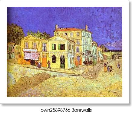 Vincent's House in Arles (The Yellow House) by Vincent Van Gogh, Art ...