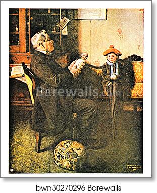 A Hopeless Case by Norman Rockwell, Art Print | Barewalls Posters ...