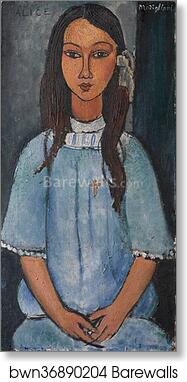 Alice by Amedeo Modigliani, Art Print | Barewalls Posters & Prints ...