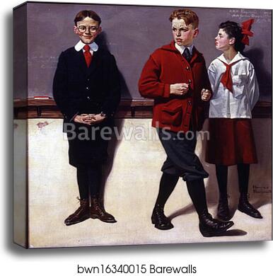 Cousin Reginald Spells Peloponnesus (Spelling Bee) by Norman Rockwell ...